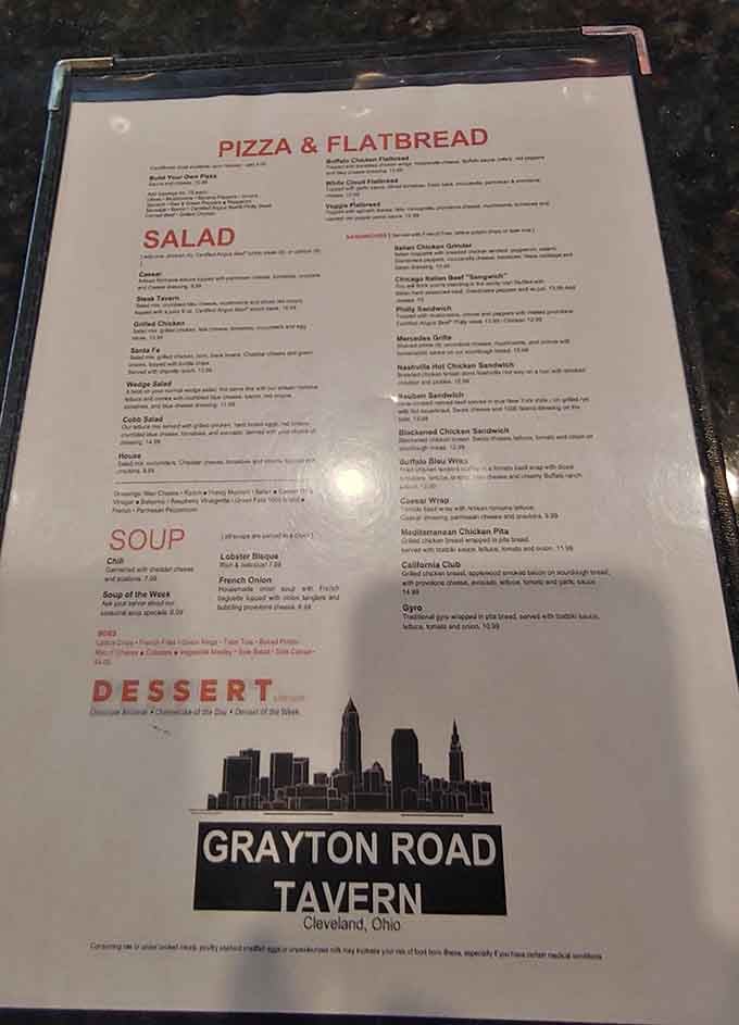 When a menu makes you want to order one of everything, you know you're in trouble.