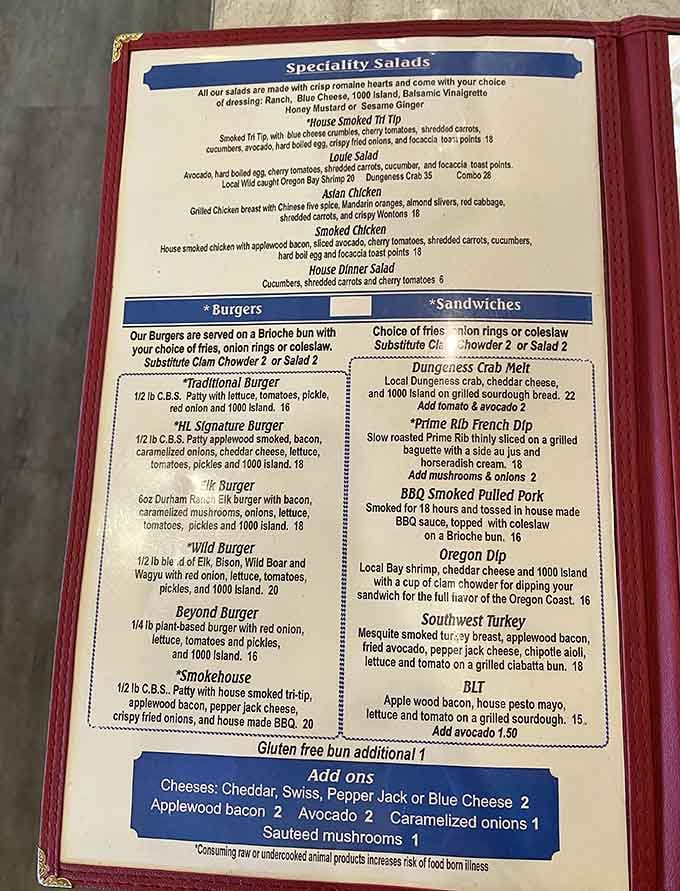 When the menu offers this many tempting options, decision-making becomes the hardest part of your meal.