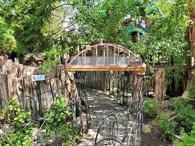 This bridge leads somewhere magical, or at least somewhere your kids will remember forever.