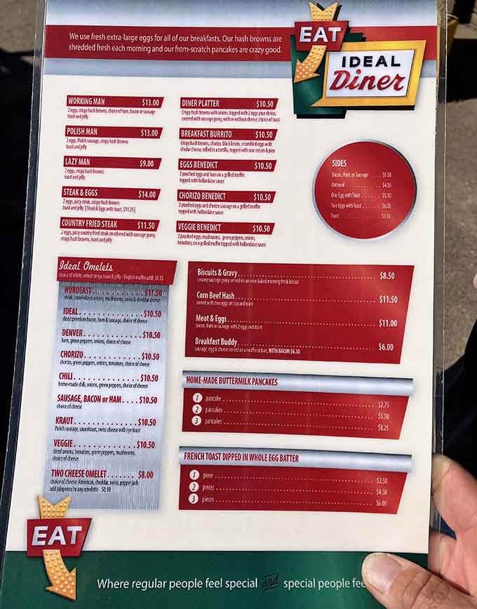Simple, honest menu descriptions that tell you exactly what you're getting without the culinary school vocabulary lesson.