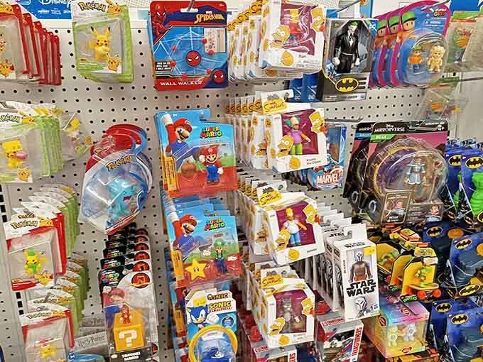 Pokemon and Batman sharing shelf space is the crossover event nobody asked for but everyone secretly needed.