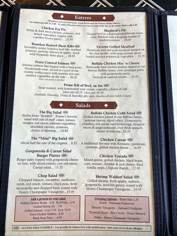 This menu reads like a greatest hits album, and trust us, there are no B-sides here.