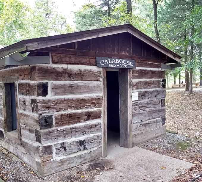 The calaboose proves that frontier justice came with very little legroom and even less room service.