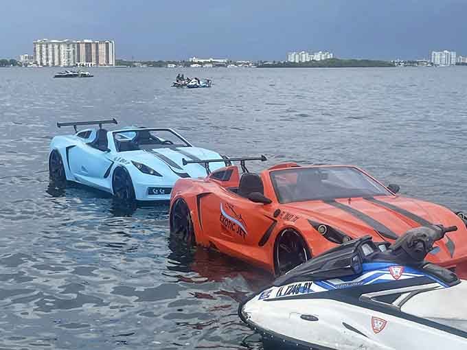 When the boat parade suddenly gets a serious upgrade and everyone else's yacht feels embarrassingly ordinary.