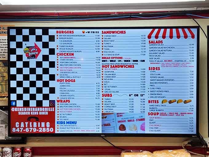 When your menu looks this good on a screen, you know the food's going to deliver the goods.
