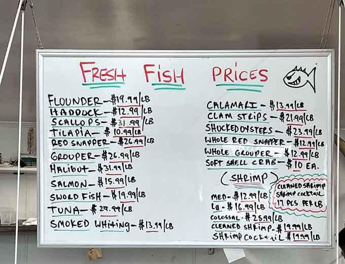 When the menu changes based on what's fresh, you know you're dealing with people who understand how seafood should work.