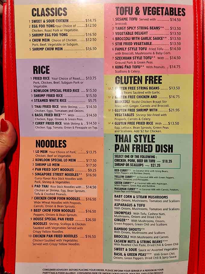 This menu reads like a greatest hits album where every track is a certified banger worth ordering.