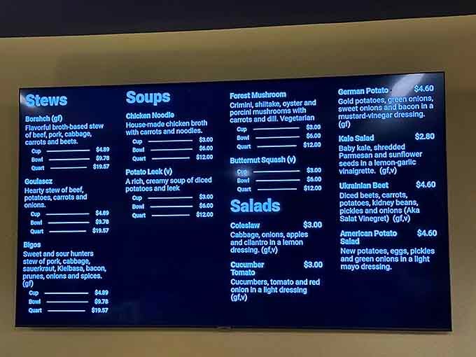 This menu reads like a love letter to traditional cooking, with prices that won't require a second mortgage.