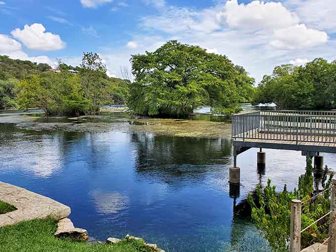 Crystal-clear spring water so inviting, you'll understand why New Braunfels has been Texas's best-kept cooling-off secret for generations.