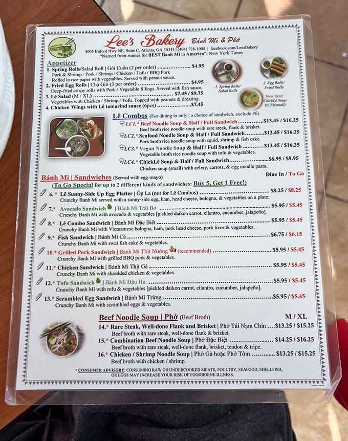 This menu is your roadmap to happiness. Pro tip: you'll need multiple visits to explore it properly.