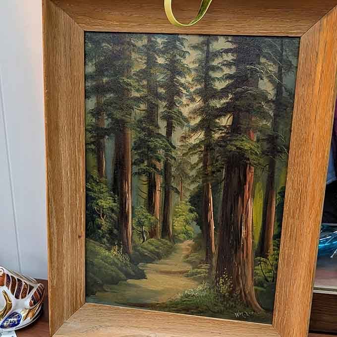 Someone painted this forest scene with genuine talent, not just happy little trees but actual artistic skill worth discovering.
