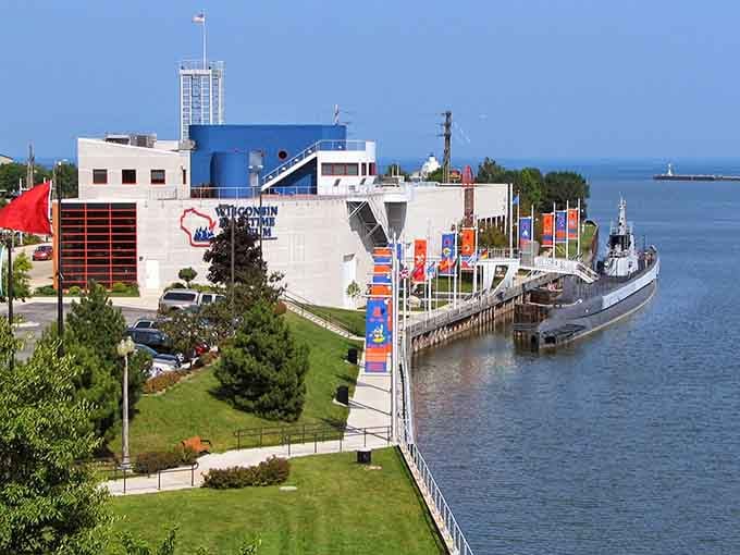 The Maritime Museum stands proud on the waterfront, housing submarine history that's genuinely cooler than your apartment.