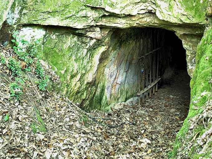 The Dorn Gold Mine entrance beckons adventurers who understand that the real treasure was the underground exploration all along.