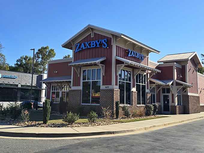 Zaxby's proves that even chain restaurants look better when they're surrounded by Southern charm and good manners.