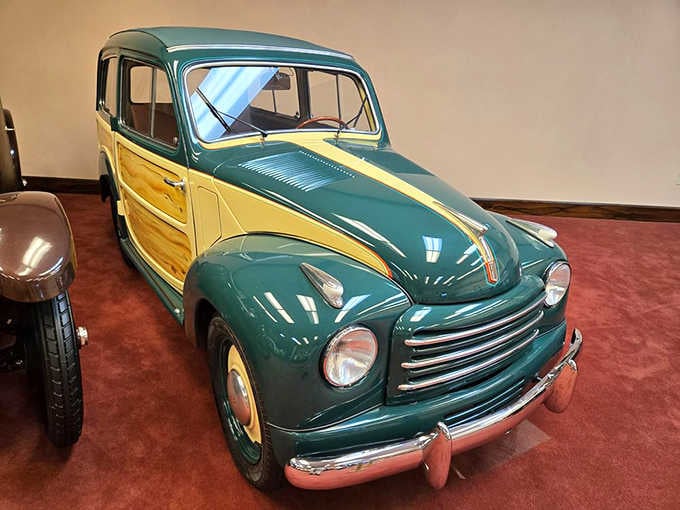 This charming woody wagon proves that even station wagons used to have style and personality back in the day.