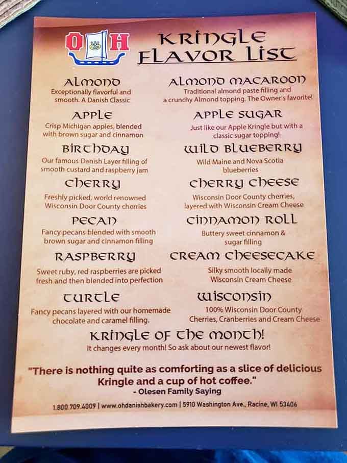 This menu reads like a love letter to butter, and every single flavor deserves its own fan club.