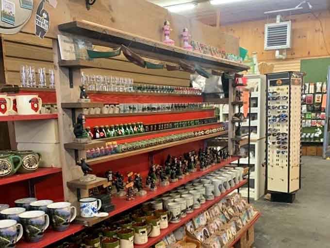 Those displays are basically saying "come browse for three hours, we don't mind at all."