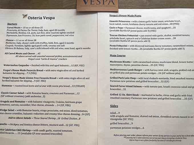 When a menu lists house-made pasta and seasonal ingredients, you know someone in that kitchen takes their job seriously.