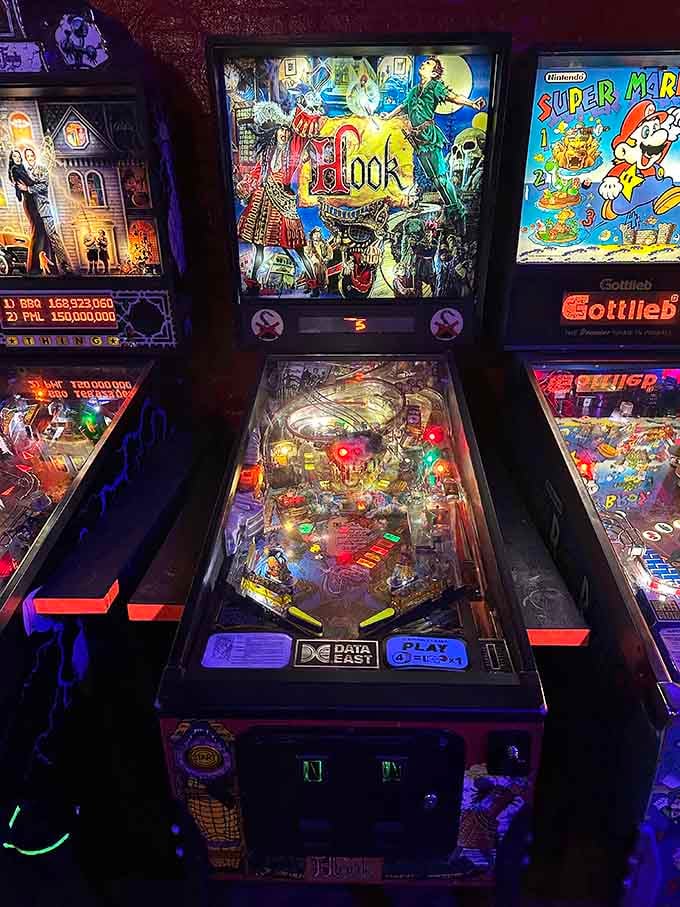 Hook pinball delivers that perfect blend of pirates, treasure, and the satisfying clack of flippers doing their job beautifully.