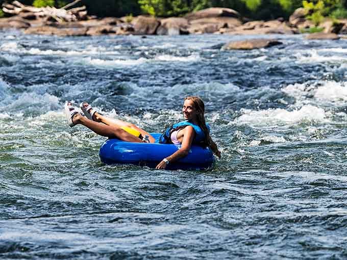 When the rapids call, you answer with your feet up and a smile that says you've figured out life.