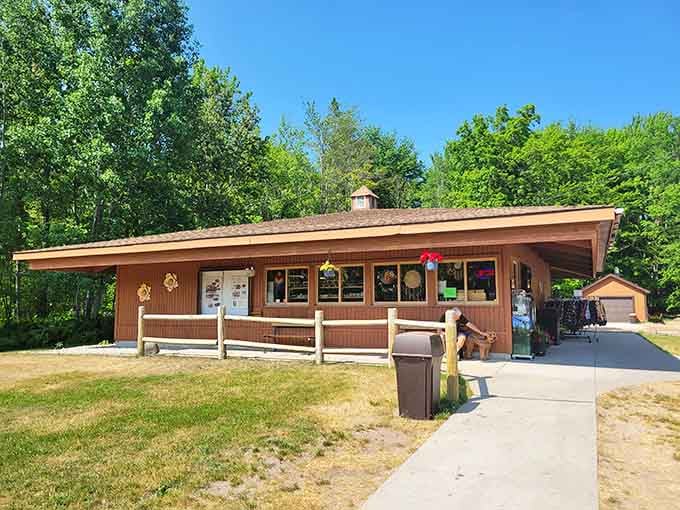 The modest visitor center proves you don't need fancy architecture when nature's the real showstopper nearby.