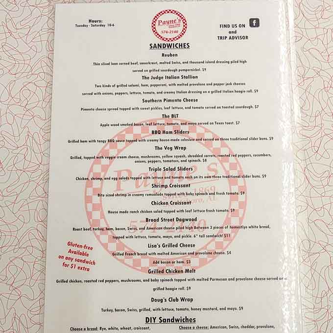 When the menu's on the wall and includes a Dagwood, you know you're in the right place.