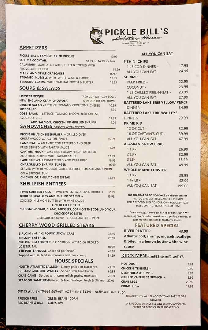 This menu reads like a greatest hits album of the ocean, and every track is a banger.