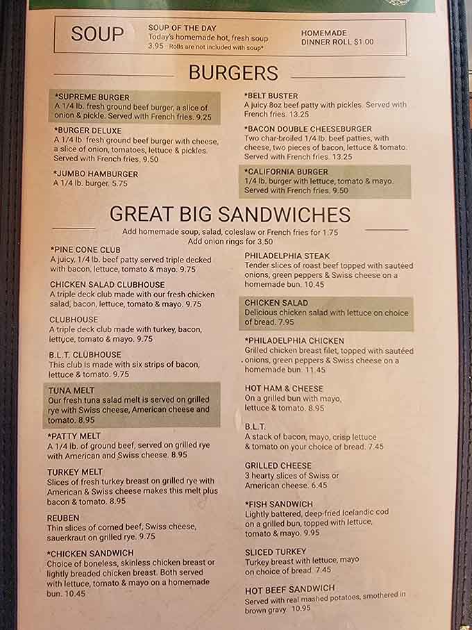 A menu this honest and generous deserves to be framed, not just laminated.