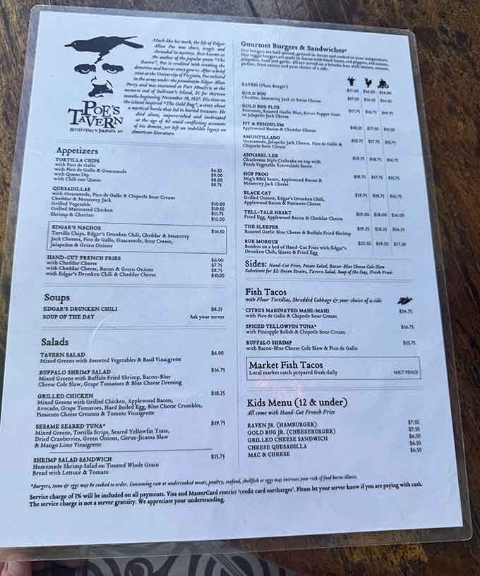 This menu reads like a greatest hits album, except every track is a burger and they're all chart-toppers.