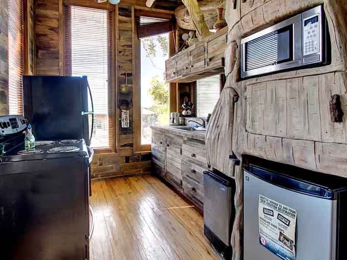 A kitchen so charming you might actually want to cook, though the pool bar remains a strong competitor.