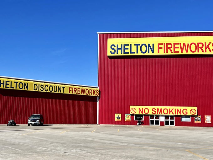 When a fireworks store needs two buildings, you know they're serious about helping you celebrate in style.