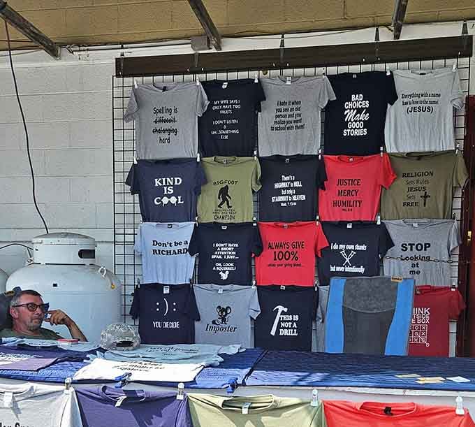 These aren't just t-shirts, they're conversation starters that'll make your grandkids roll their eyes in the best way.