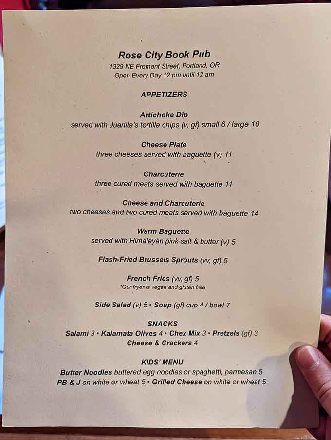 A menu that proves you don't need fancy to be fantastic, just good food and better company.