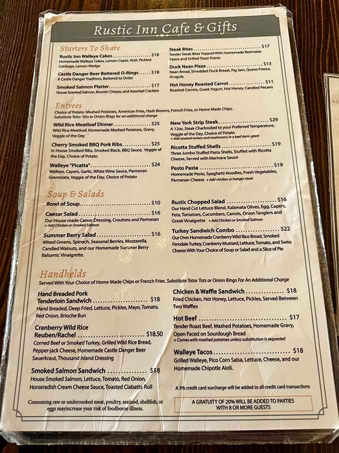 This menu reads like a greatest hits album of comfort food, and every track is a banger.