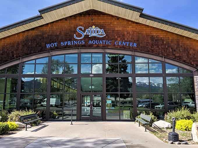 The Hot Springs Aquatic Center where your aching joints go to remember what "feeling good" actually means.