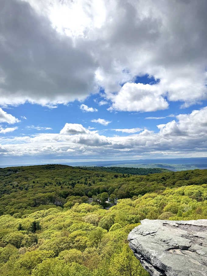 When the view stretches across five states, you realize your daily commute complaints seem pretty insignificant now.