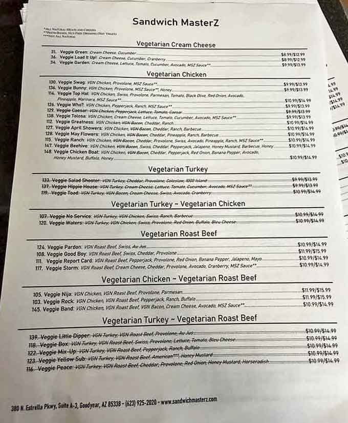 This menu reads like a choose-your-own-adventure novel, except every ending is delicious and satisfying.