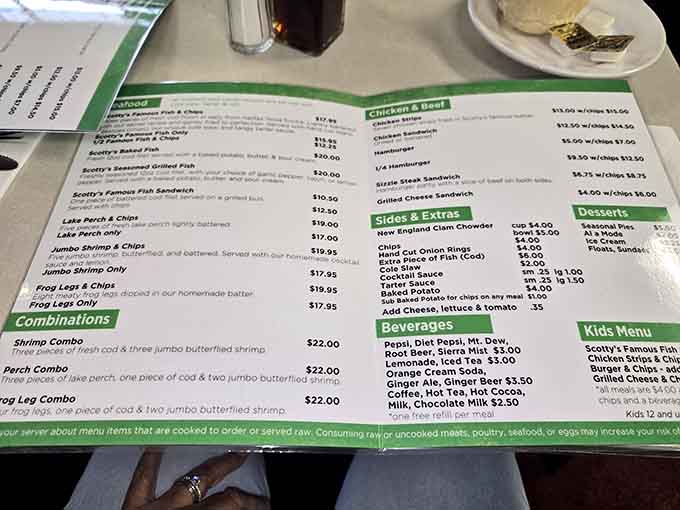 The menu tells you everything you need to know: straightforward, honest, and ready to make you happy.