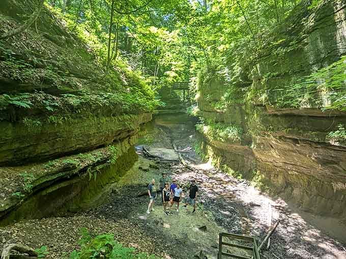Walking through this canyon feels like stepping into Middle Earth, minus the hobbits but with equally impressive rock formations.