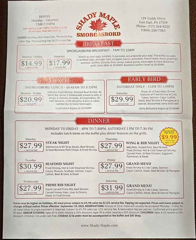 This menu reads like a choose-your-own-adventure book, except every choice leads to delicious satisfaction and happy regrets.