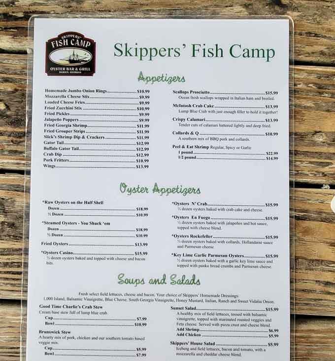 When the menu offers this many oyster preparations, you know you're in serious seafood territory, friends.