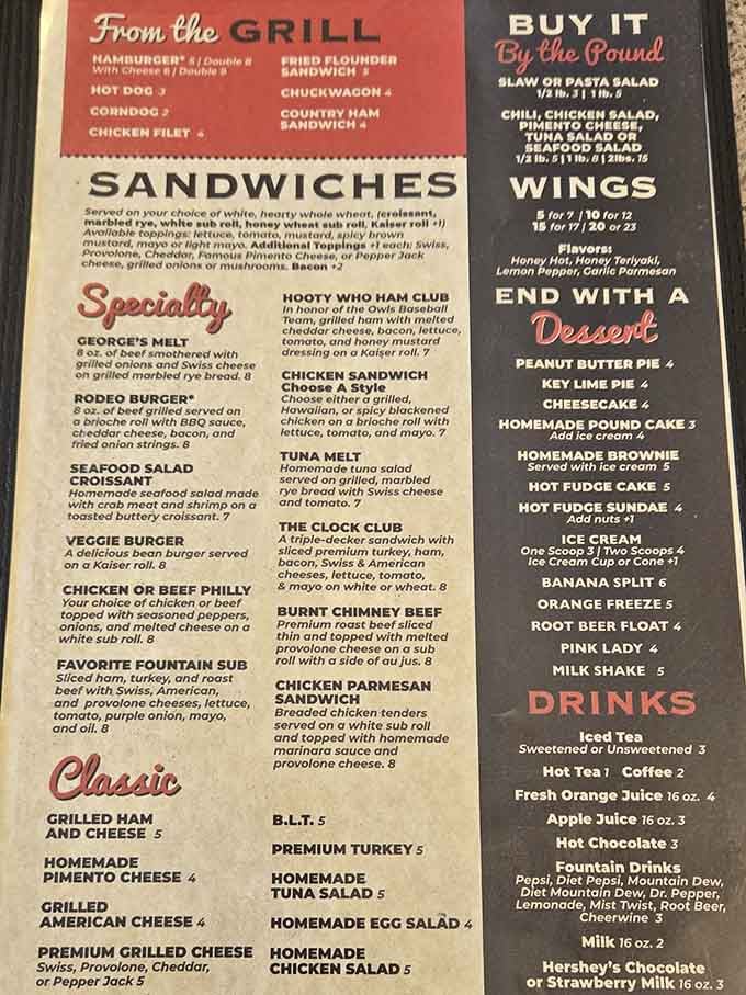 This menu reads like America's greatest hits album, and every track is a certified banger worth ordering.