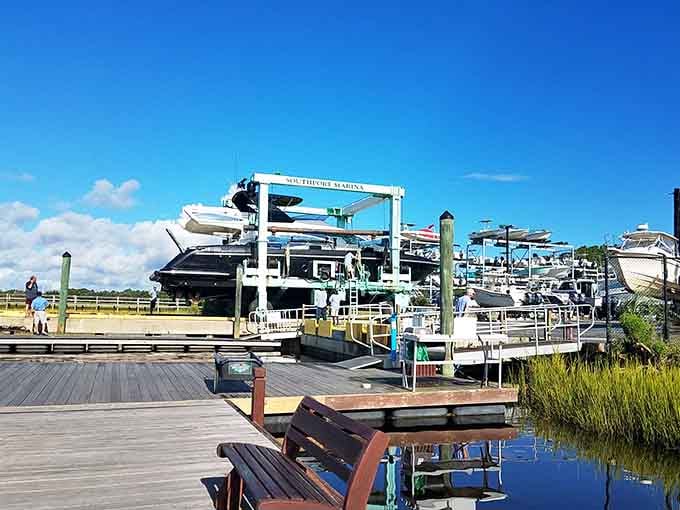 Morningstar Marina hosts vessels that range from weekend warriors to floating mansions that cost more than most houses.