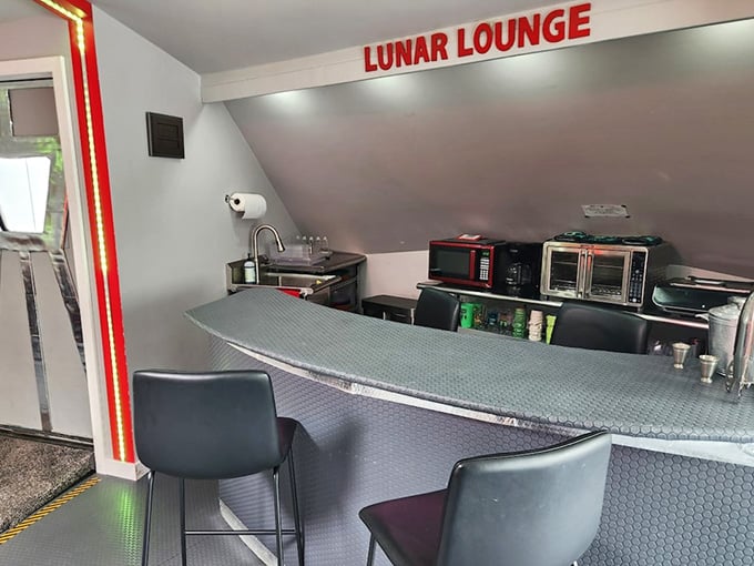 The Lunar Lounge isn't just a clever name, it's your mission control for the most memorable staycation ever.