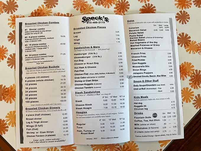 A menu that doesn't require a decoder ring, just an appetite and some serious decision-making skills ahead.