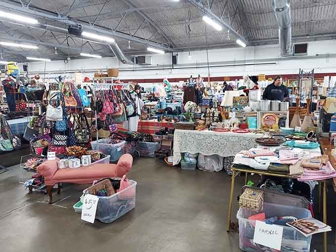 That pink chaise lounge has seen more living rooms than Lawrence Welk reruns, and it's ready for another chapter.