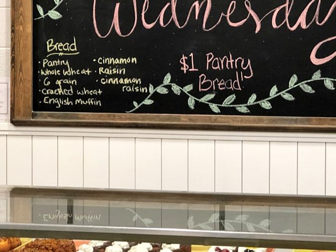 When a chalkboard menu looks this charming, you know someone actually cares about what they're selling.