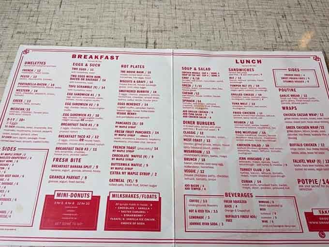 When a menu offers breakfast all day, you know they understand what really matters in this world.