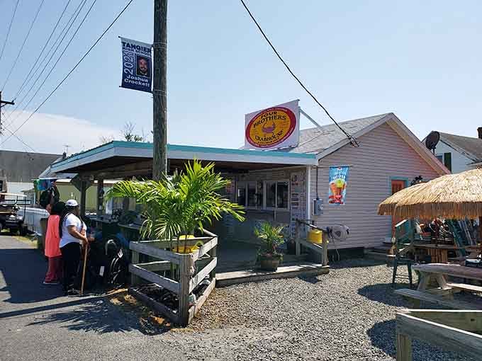 Four Brothers knows what you came for, and they're ready to deliver it straight from the bay to your plate.