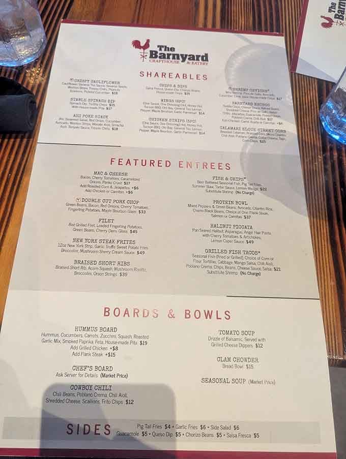 From mac and cheese to braised short ribs, this menu reads like a greatest hits album.
